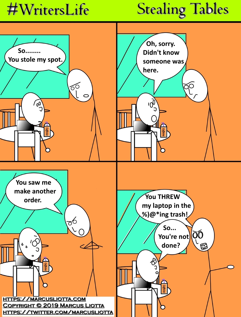 Comic: Stealing Tables – if (DJ, Hacker & Author = Dark Fantasy, SciFi ...